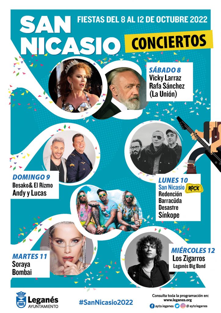 Fiestas de San Nicasio 2022 en Leganés - MERCADEO POP