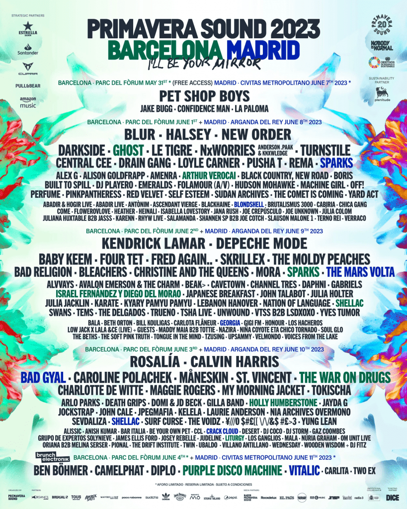 Primavera Sound, en streaming en vivo en Amazon Music - MERCADEO POP