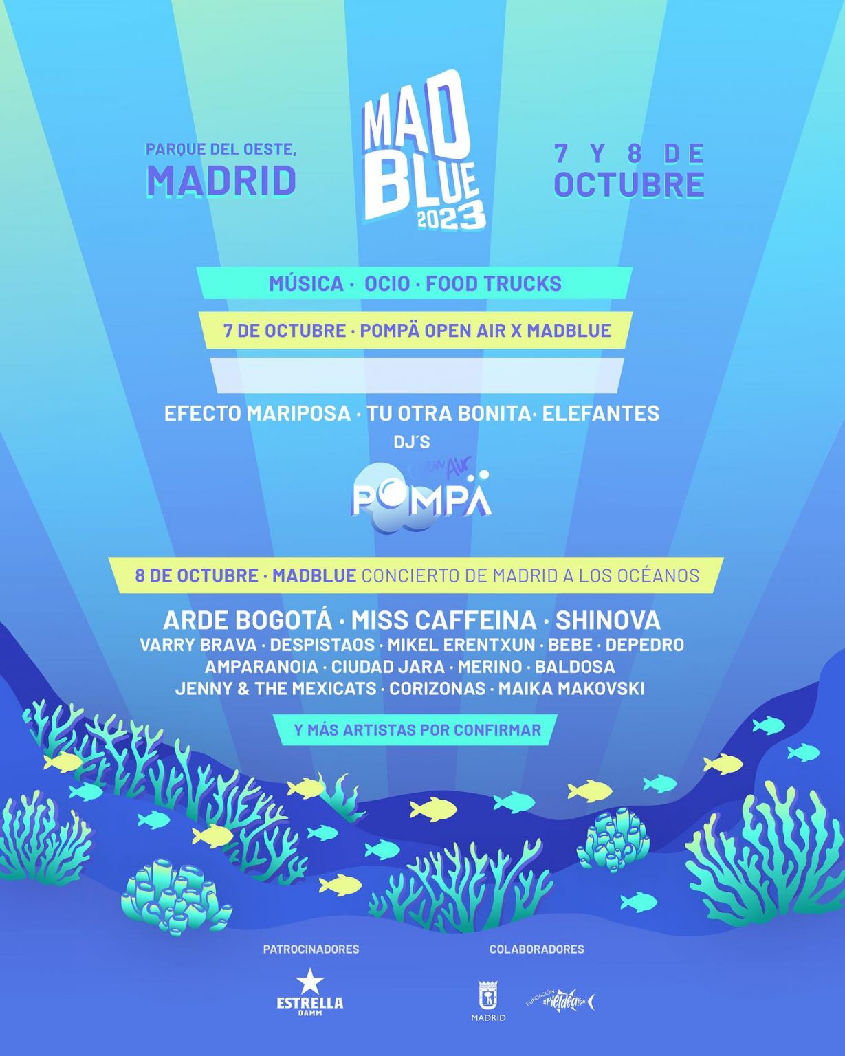 MadBlue 2023, en octubre en el Parque del Oeste de Madrid - MERCADEO POP