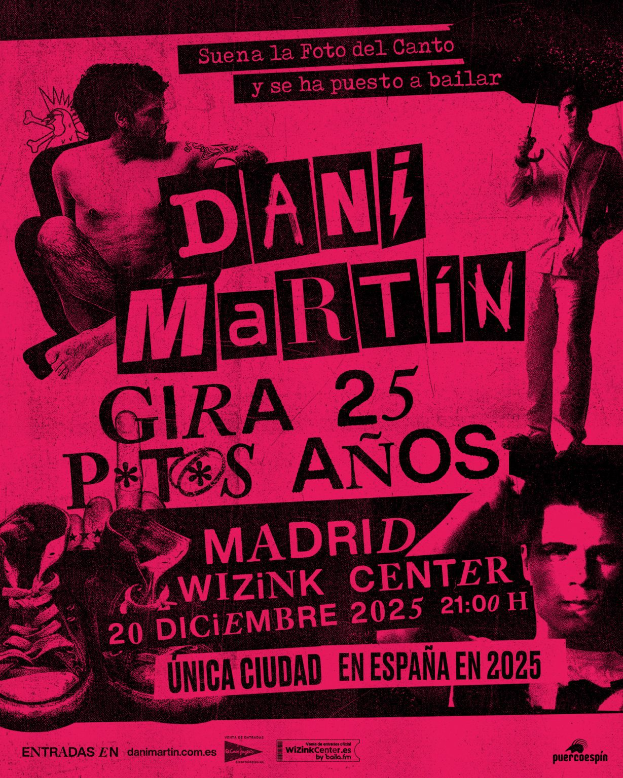 Dani Martín en el WiZink Center el 20 de diciembre de 2025 - MERCADEO POP