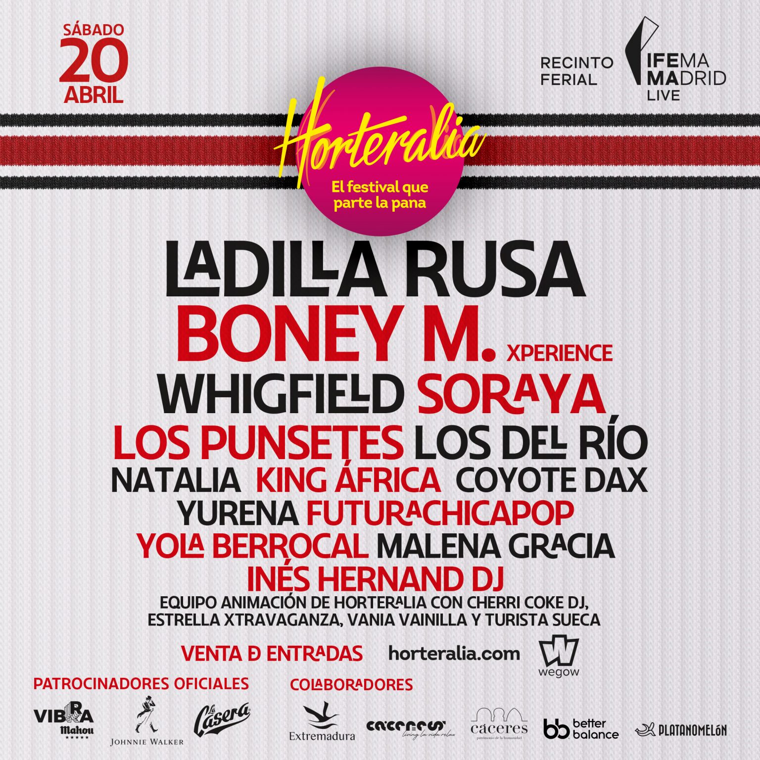 Horteralia Madrid 2024: cartel completo - MERCADEO POP
