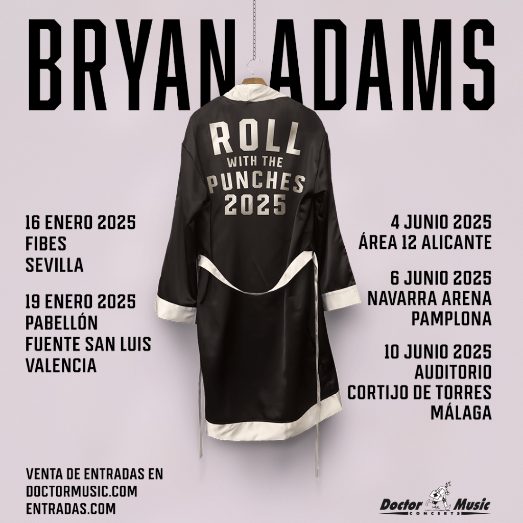Bryan Adams: más conciertos en España en 2025 - MERCADEO POP