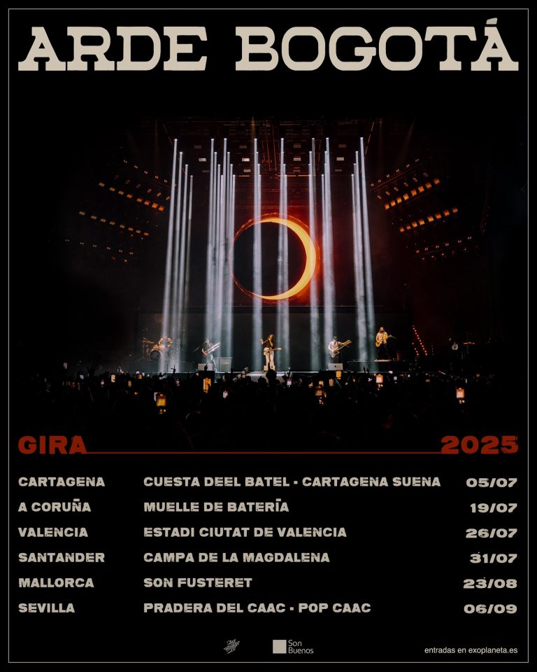 Arde Bogotá anuncia conciertos en 2025 - MERCADEO POP
