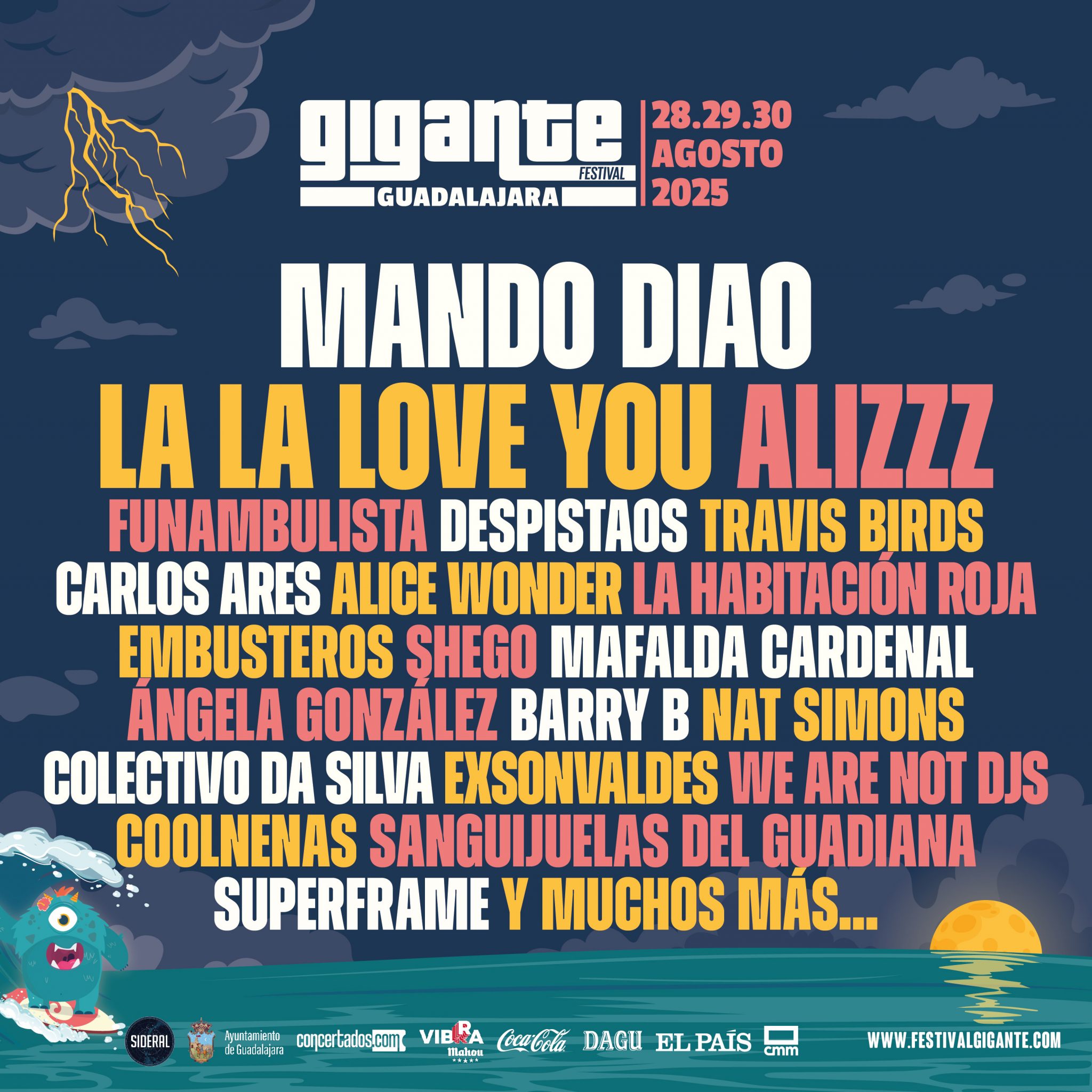 Festival Gigante 2025, en agosto en Guadalajara - MERCADEO POP