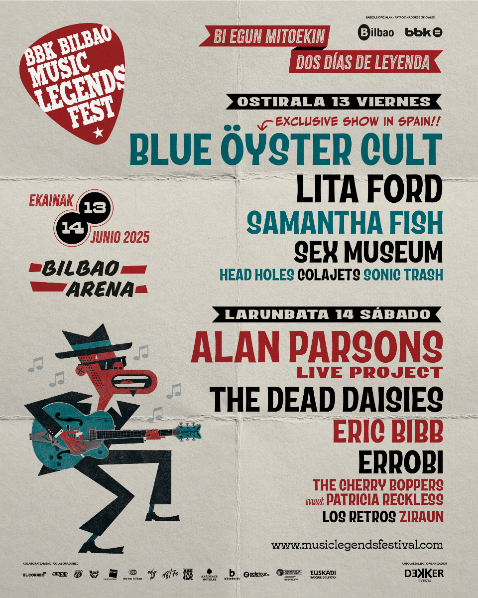 BBK Bilbao Music Legends Fest 2025: cartel completo - MERCADEO POP