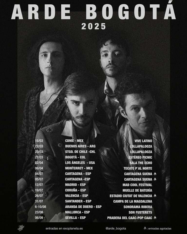 Arde Bogotá: todos los conciertos de 2025 - MERCADEO POP