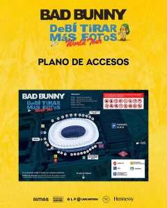 Bad Bunny en Madrid: horarios, plano de accesos e información práctica ...
